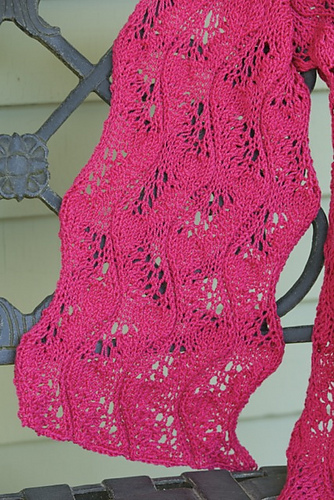 Ravelry: Lace Cast Off Chemo Scarf pattern by Cari Clement