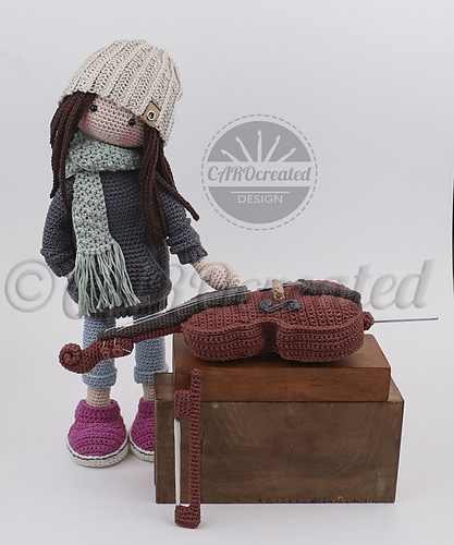 Ravelry: Doll NARJA and her Cello pattern by CAROcreated design