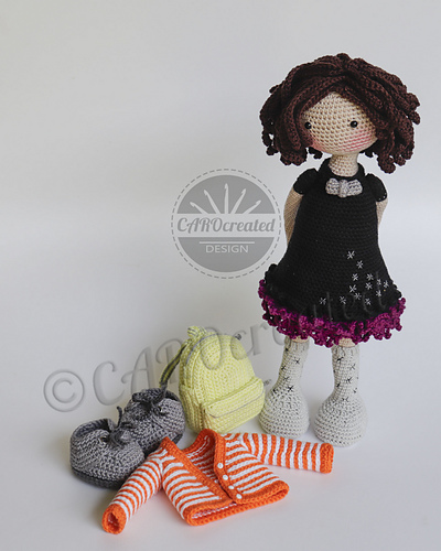 Ravelry: Doll BJELLE pattern by CAROcreated design
