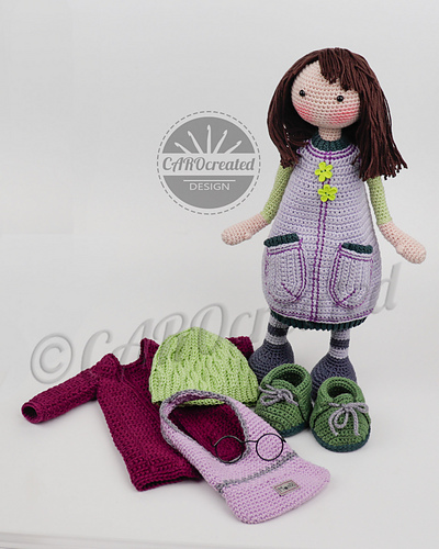 Ravelry: Doll JETTE pattern by CAROcreated design