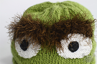 Ravelry: Unibrow Monster in the Trash pattern by Lisa Daunais