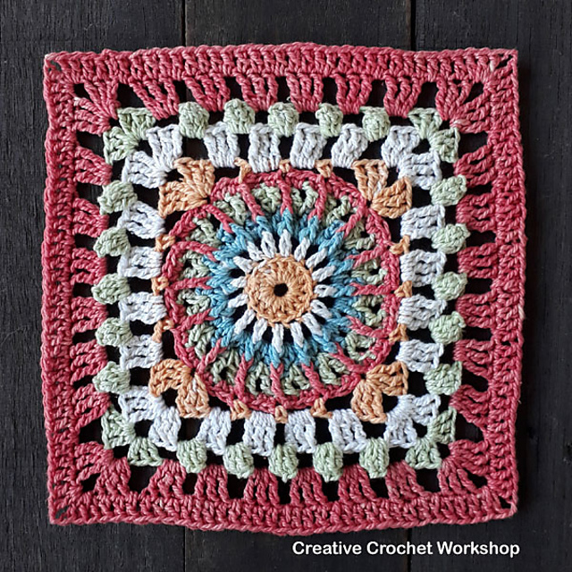Ravelry: Starburst Square pattern by Joanita Theron