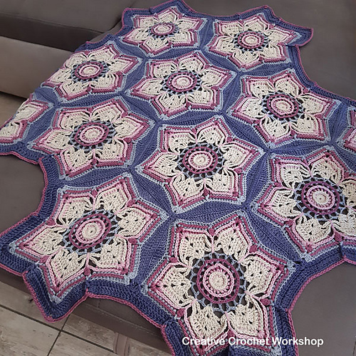 Ravelry: Passion Flower Blanket pattern by Joanita Theron