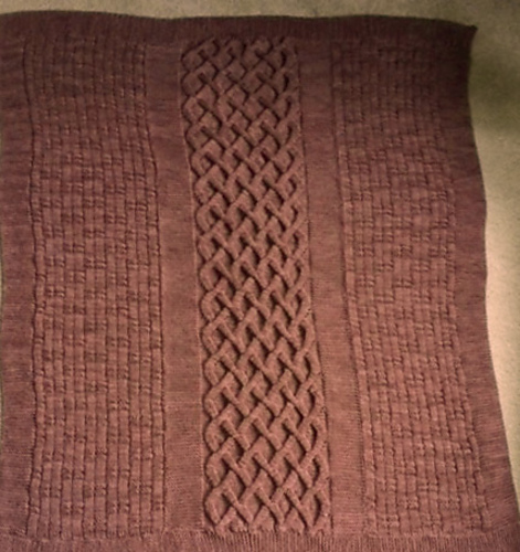 Ravelry: Snuggle up Cabled Throw pattern by Tonia Barry