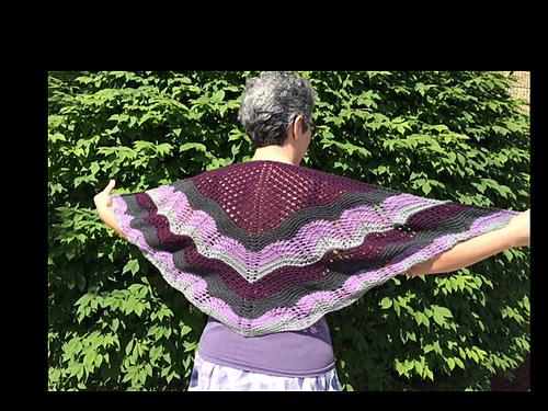 Ravelry: Four Color Shawl pattern by Susan Mills Knits