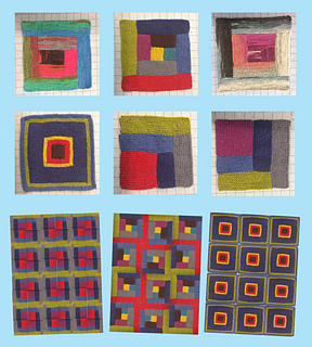 Ravelry: Log Cabin Squares pattern by Susan Mills Knits
