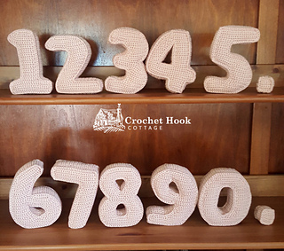 Ravelry: Soft Crochet Numbers pattern by Jodie Anderson