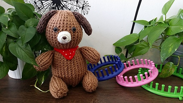 Ravelry: Loom Knit Puppy pattern by CHRISTIE FOO