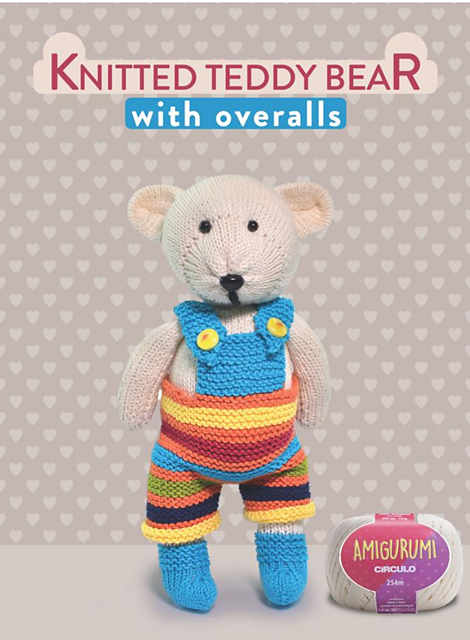 Ravelry: Teddy bear with overalls pattern by Circulo Studio