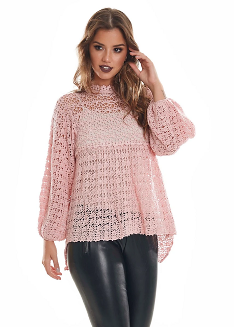 Ravelry: Antique pink top pattern by Circulo Studio