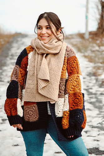 Ravelry: Never Off Cardigan pattern by CJ Design