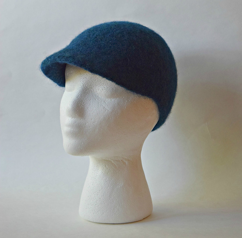 Ravelry: Billed Felted Cap pattern by Cindy Pilon