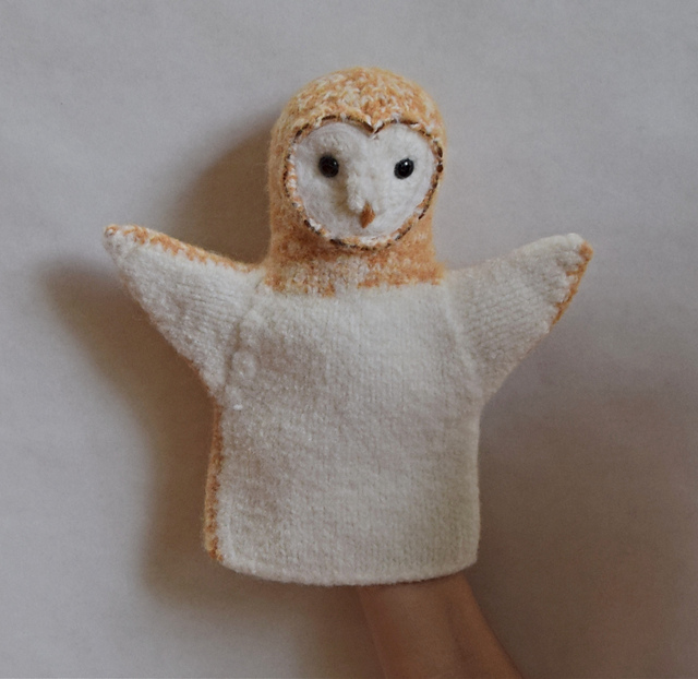 Ravelry: Barn Owl Puppet pattern by Cindy Pilon