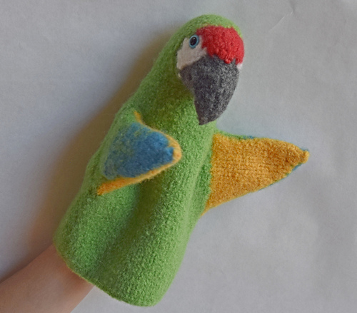 Ravelry: Parrot Puppet pattern by Cindy Pilon