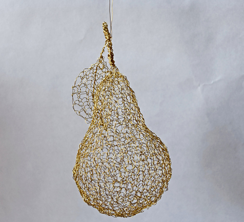 Ravelry: Wire Pear Ornament pattern by Cindy Pilon
