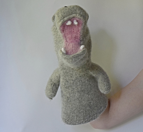 Ravelry: Hippo Puppet pattern by Cindy Pilon