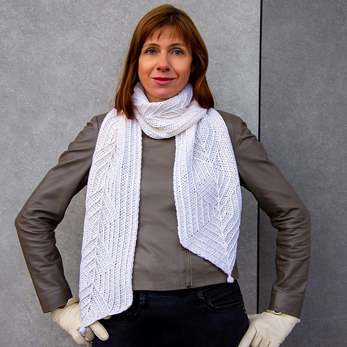 Ravelry: ArtDECO scarf pattern by conceptcreative.store