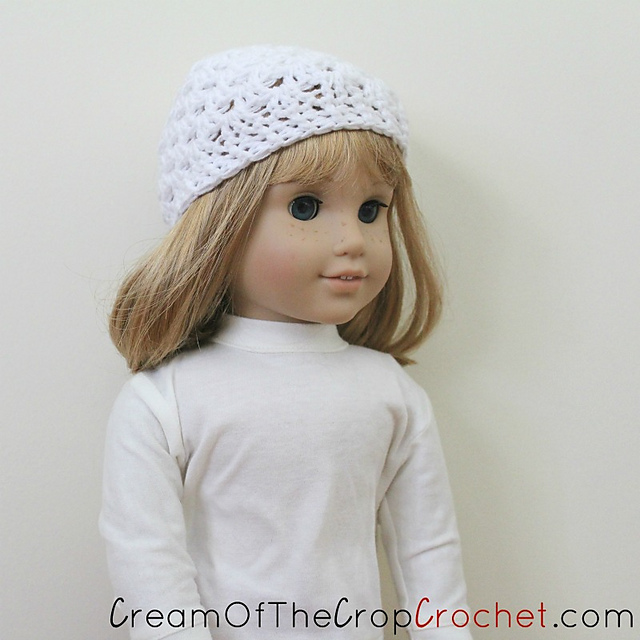 Ravelry: 18 Inch Doll Cameron Hat pattern by Cream Of The Crop Crochet
