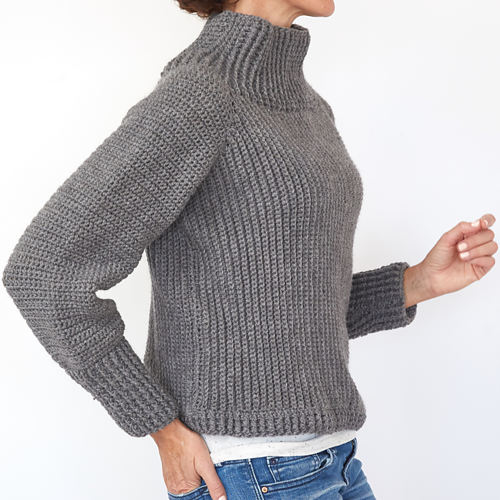 Ravelry: Roll Neck Sweater pattern by Cream Of The Crop Crochet