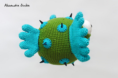 Ravelry: 0002 Tetraodon Mad Puffer Fish pattern by CrochetPatternGuru