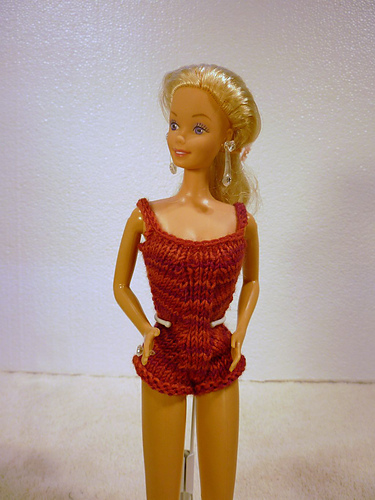 Ravelry: #0828 Red Bathing Suit pattern by stickatillbarbie.se