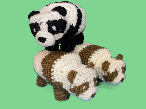 Ravelry: Minecraft Panda pattern by Camp Crochet