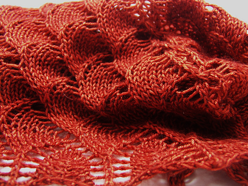 Ravelry: Y Ddraig Shawl pattern by Caerthan Wrack