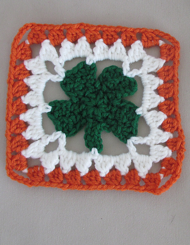 Ravelry: Shamrock Granny Square pattern by Caitlin's Contagious Creations