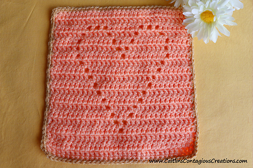 Ravelry: Heart Shape Filet Square pattern by Caitlin's Contagious Creations
