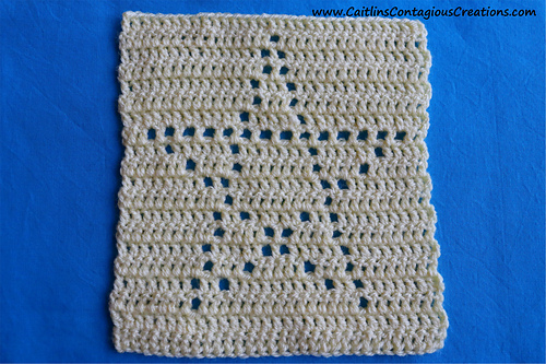 Ravelry: Star Shape Filet Square pattern by Caitlin's Contagious Creations