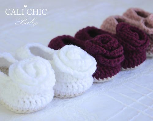 Ravelry: Charlotte Baby shoes #324 pattern by Kyoko - Cali Chic