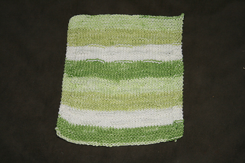 Ravelry: Horizontal Dash Stitch Dishcloth pattern by Vaunda Rae Giberson