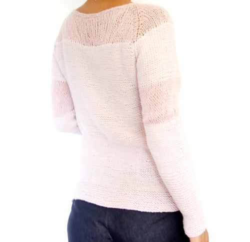 Ravelry: Dusk Pink Sweater pattern by Camelia Mit