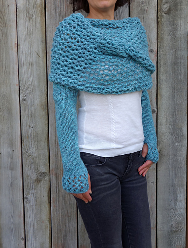 Ravelry: Lagoon Wrap Around Shrug pattern by Camelia Mit