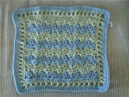 Ravelry: Ocean Waves KAS Block pattern by Diana Troldahl
