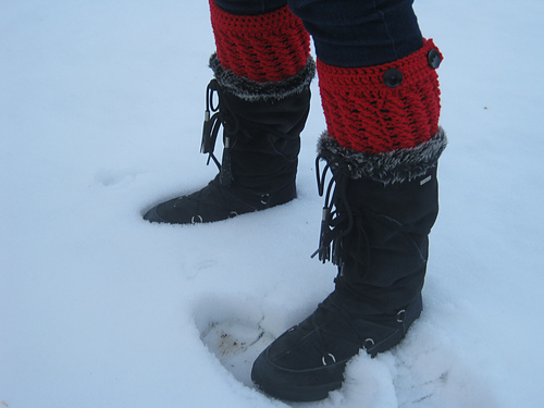 Ravelry: Heaven's Ladder Leg Warmers & Boot Cuffs pattern by RaeLynn Orff