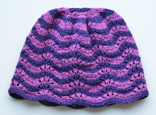 Ravelry: Feather & Fan Fixation Baby Hat pattern by Candy Grastorf