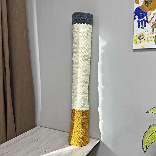 Ravelry: GIANT CIGARETTE Blanket pattern by Kseniia Semeliak