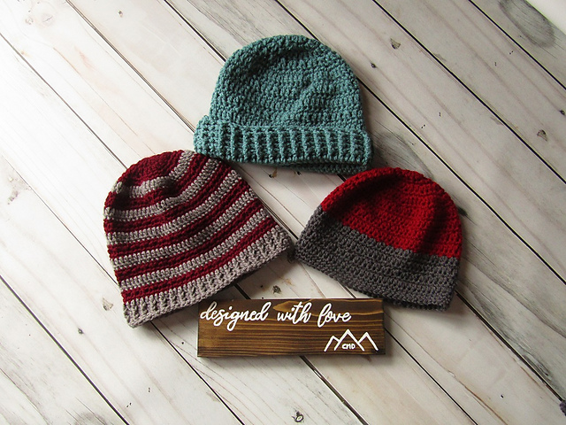 Ravelry: Quick & Easy Charity Hats pattern by Canoe Mtn Designs