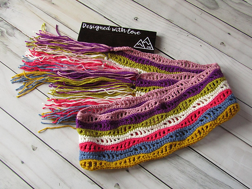 Ravelry: Scrappy Waves Set pattern by Canoe Mtn Designs