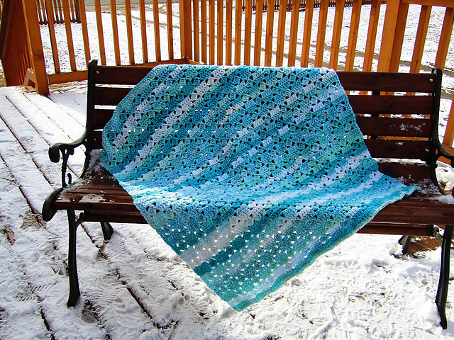 Ravelry: Aqua Reef Baby Blanket pattern by Canoe Mtn Designs