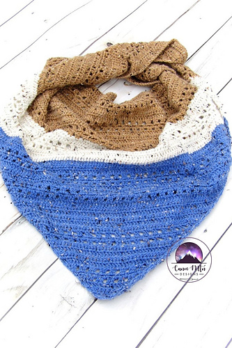 Ravelry: MM Alpaca Bottom Up Shawl pattern by Canoe Mtn Designs
