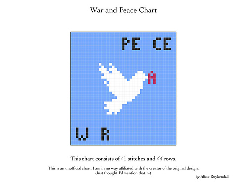 Ravelry: War and Peace Chart pattern by Aliese Stipes
