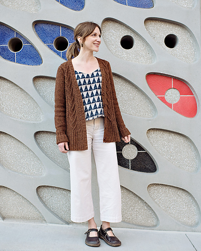 Ravelry: Minimalist Cable Cardigan pattern by Carina Spencer