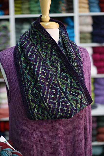 Ravelry: Celtic Path Cowl pattern by Carol R Martin