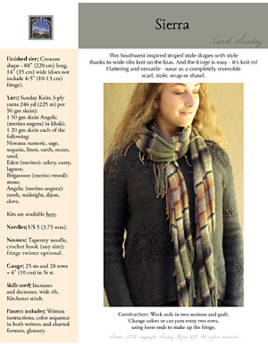 Ravelry: Sierra pattern by Carol Sunday
