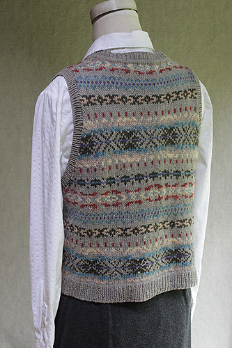 Ravelry: Nancy's Fair Isle Vest pattern by Carol Sunday