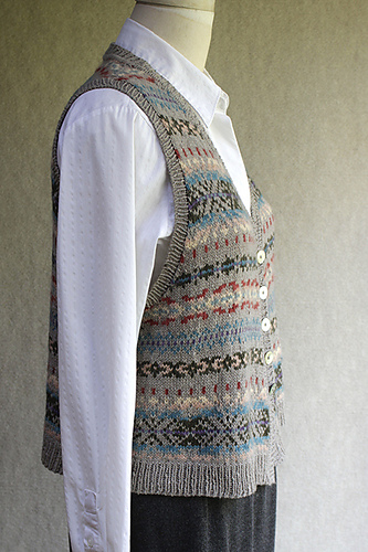 Ravelry: Nancy's Fair Isle Vest pattern by Carol Sunday