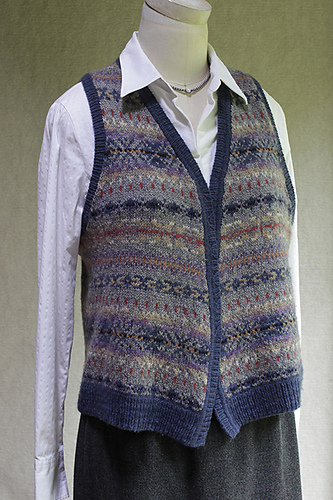 Ravelry: Nancy's Fair Isle Vest pattern by Carol Sunday