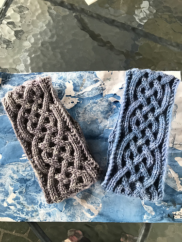 Ravelry: Cabled Headband with Saxon Braid pattern by Lena Mathisson